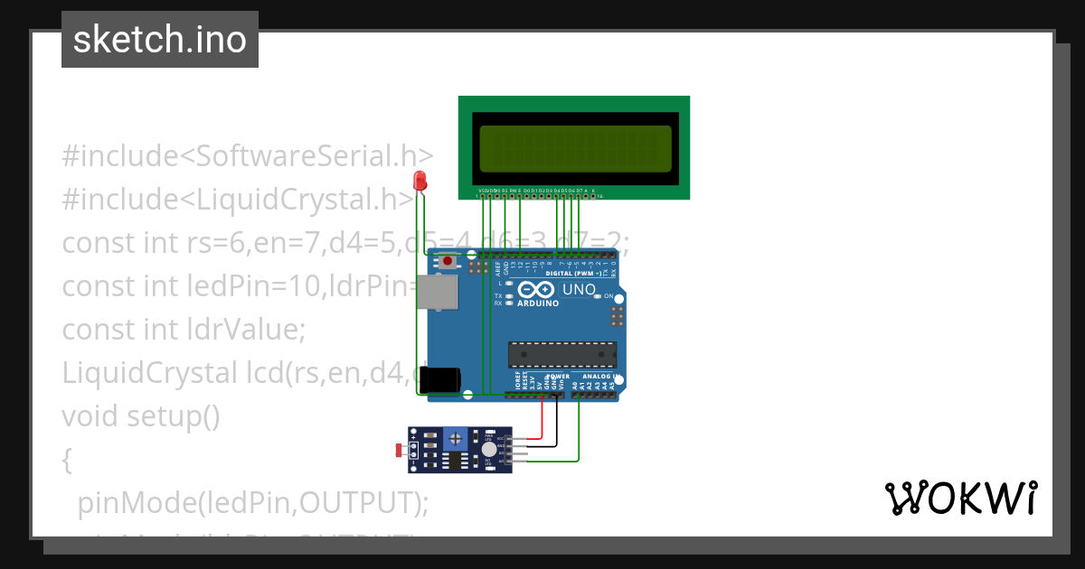 Street Lighting Copy Wokwi Esp32 Stm32 Arduino Simulator 
