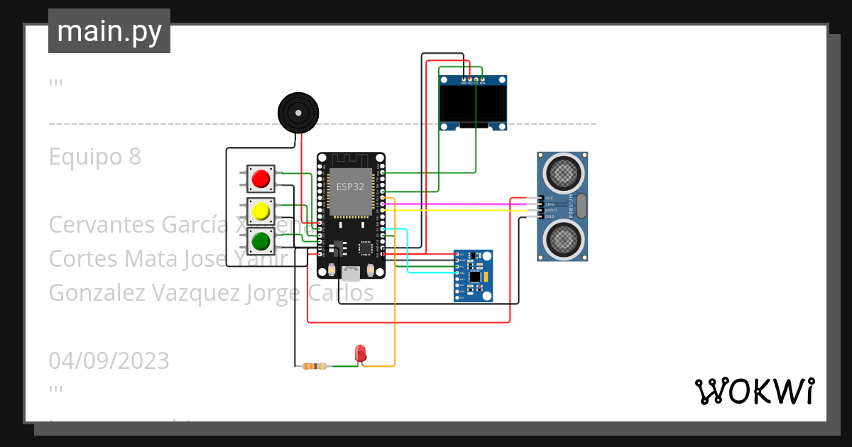 Menu Control 3 - Wokwi ESP32, STM32, Arduino Simulator