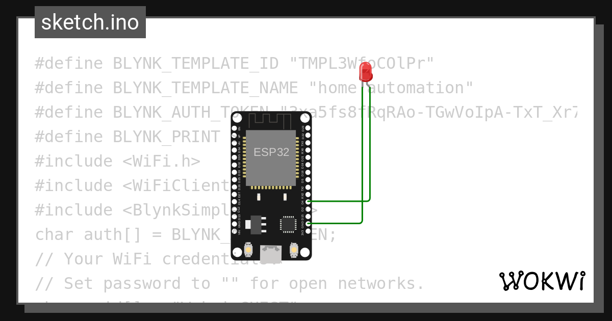 Home Automation Wokwi Esp32 Stm32 Arduino Simulator 8302