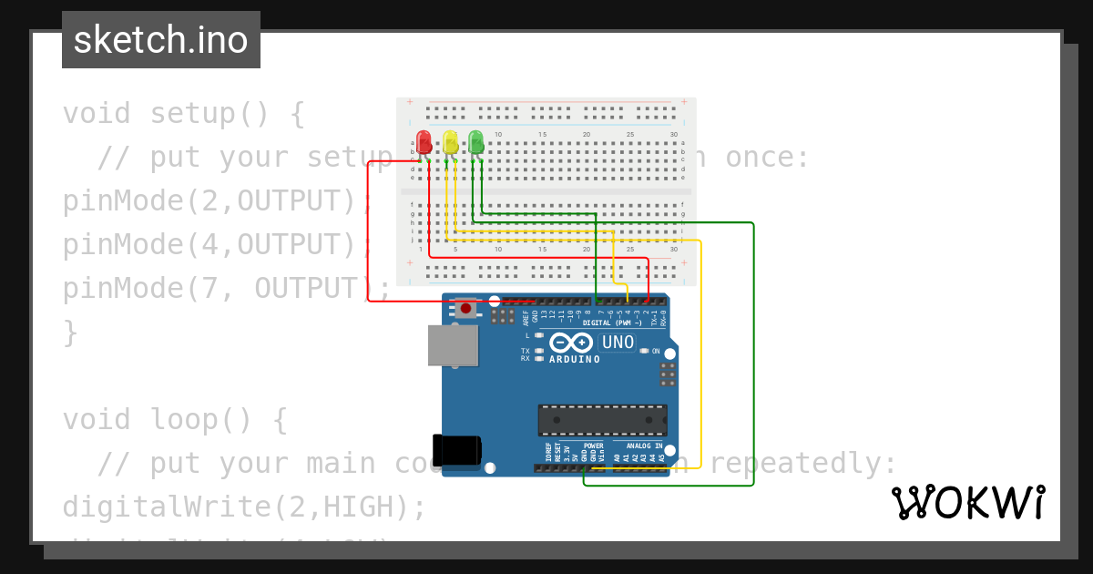 Lampu Kelap Kelip Tiana 09 X Sija A Wokwi Esp32 Stm32 Arduino Simulator 4840