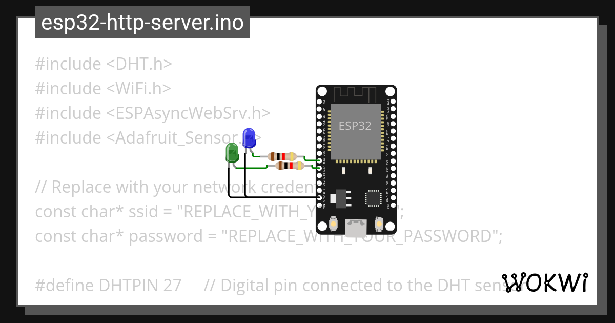 ESP32 HTTP Server Copy - Wokwi ESP32, STM32, Arduino Simulator