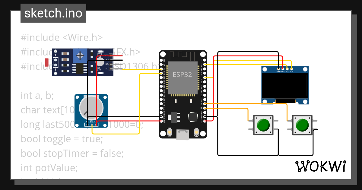 Lab5 (ADC) re - Wokwi ESP32, STM32, Arduino Simulator
