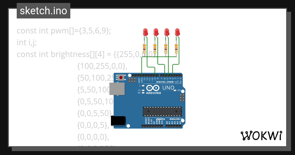 Pwmled4 2way Wokwi Esp32 Stm32 Arduino Simulator 9266