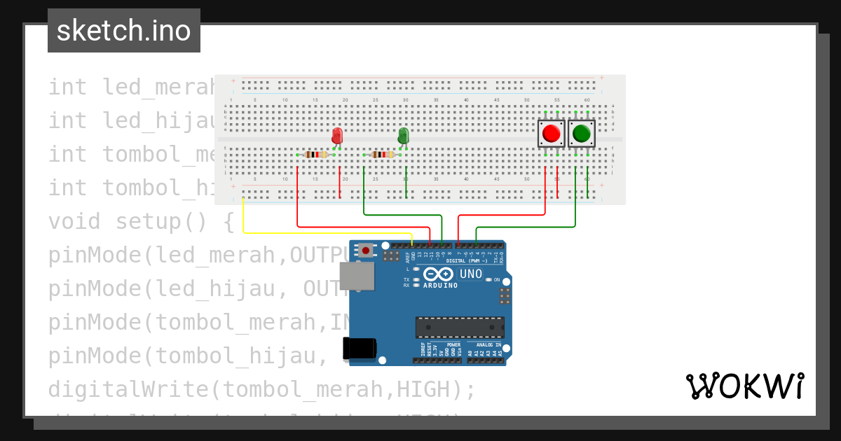 Led Cerah 2 Sultan Wokwi Esp32 Stm32 Arduino Simulator 