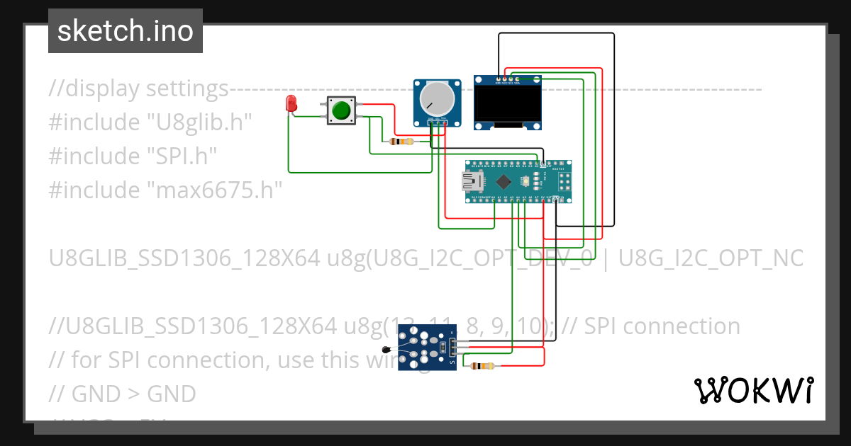 Dash_V3.2_u8g_2.42"_menü - Wokwi ESP32, STM32, Arduino Simulator