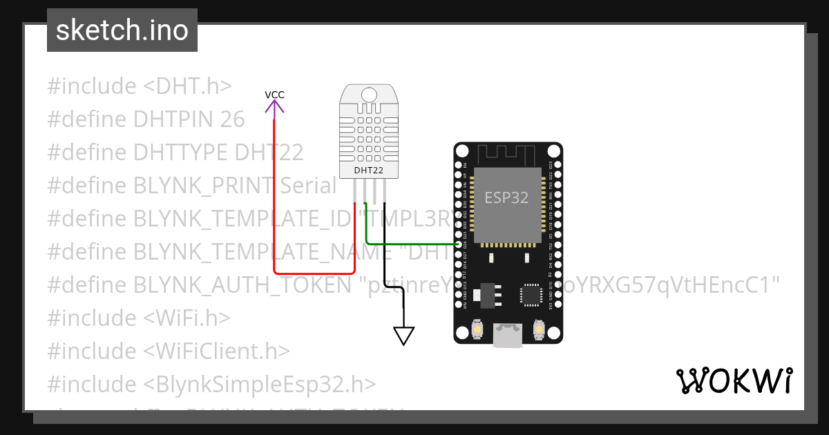 Blynk Dht Wokwi Esp32 Stm32 Arduino Simulator 5002