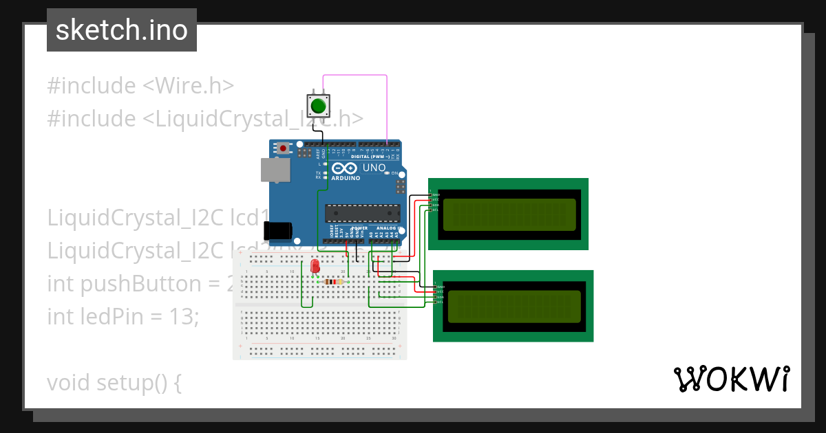 Tugas ACC paham Antarmuka - Wokwi ESP32, STM32, Arduino Simulator