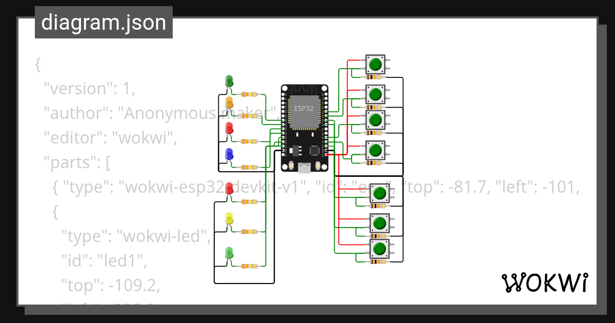 Sei lá - Wokwi ESP32, STM32, Arduino Simulator