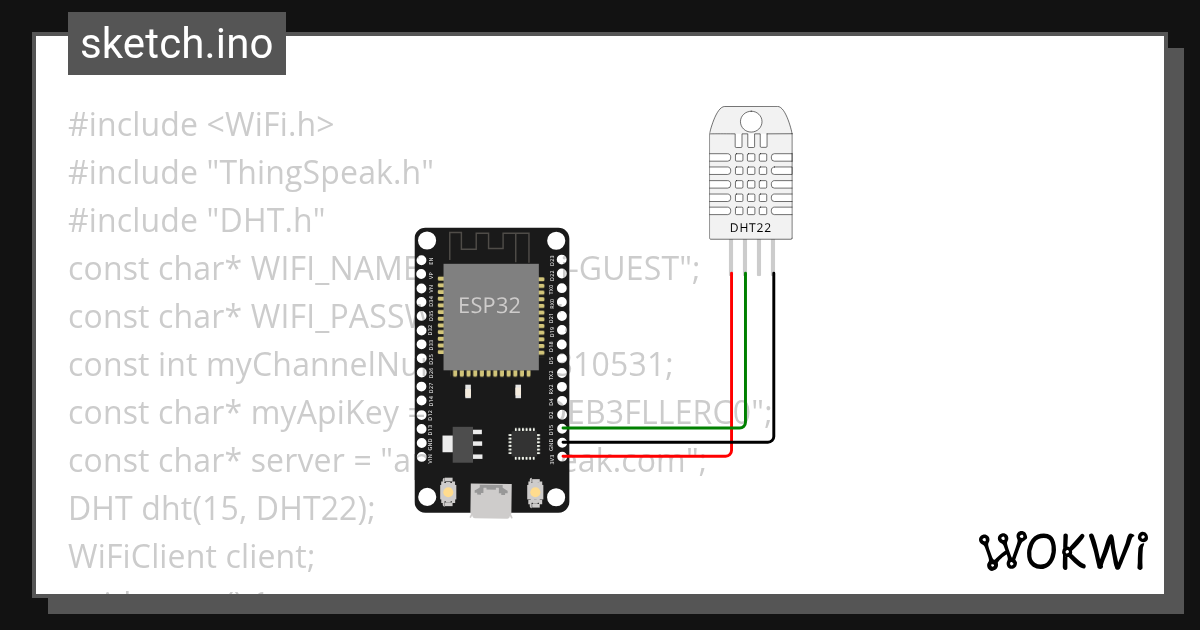 dht_ESP32 - Wokwi ESP32, STM32, Arduino Simulator