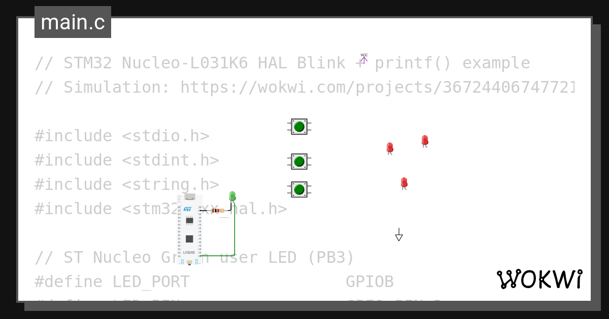 Stm32 Practice Wokwi Esp32 Stm32 Arduino Simulator 