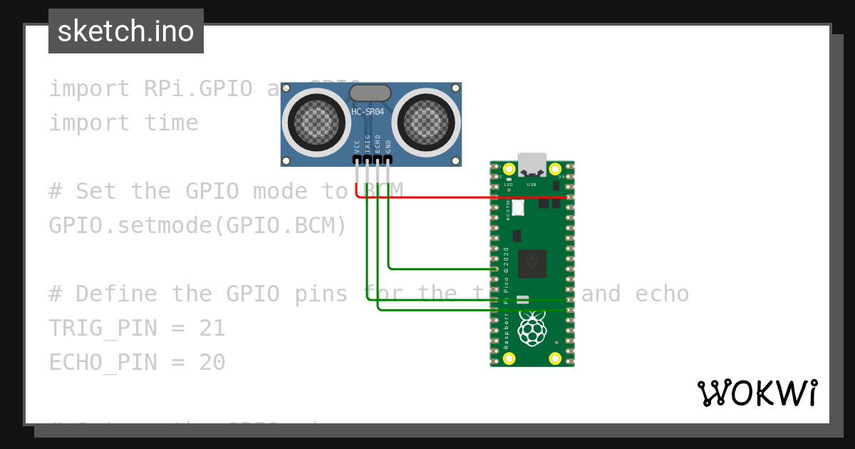 Ultasonicpy Wokwi Esp32 Stm32 Arduino Simulator