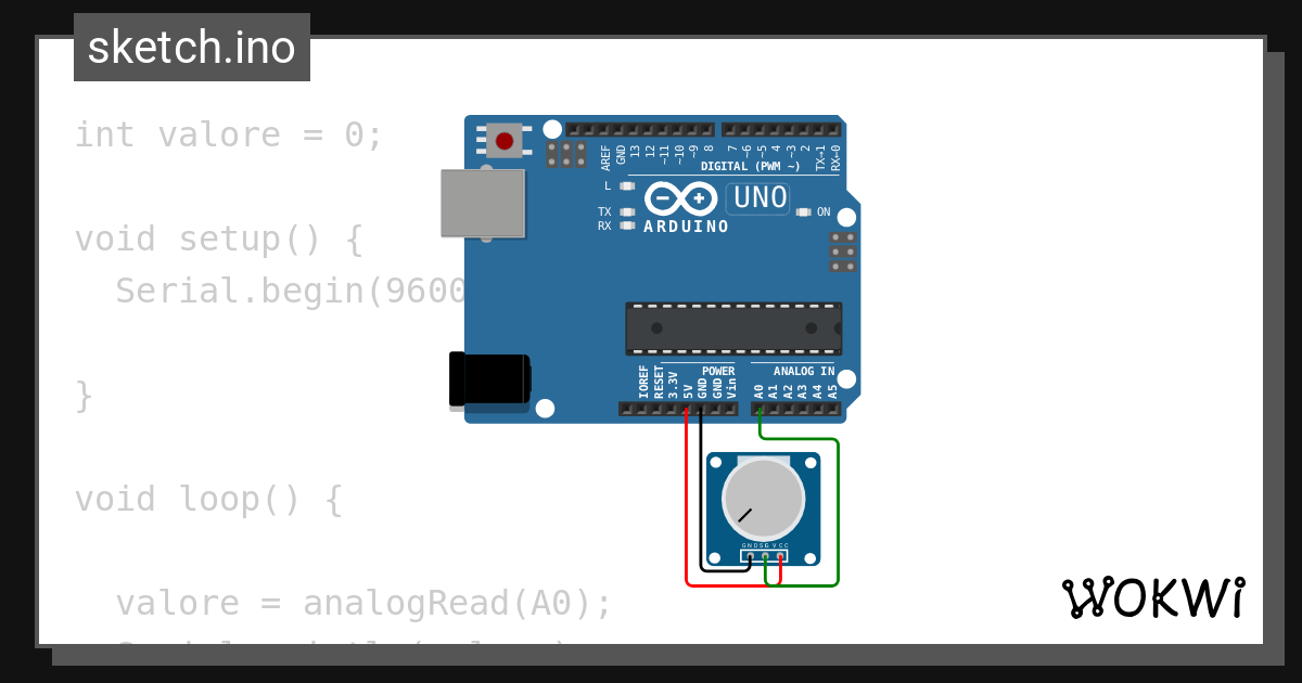 PIN ANALOGICO E POT - Wokwi ESP32, STM32, Arduino Simulator PIN ANALOGICO E POT - Wokwi ESP32, STM32, Arduino Simulator