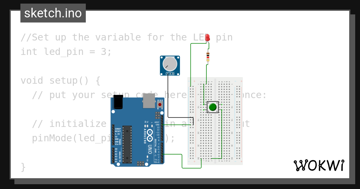Ledcontrolled Wokwi Esp32 Stm32 Arduino Simulator