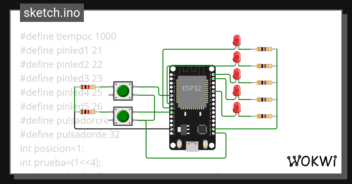 semaforo - Wokwi ESP32, STM32, Arduino Simulator
