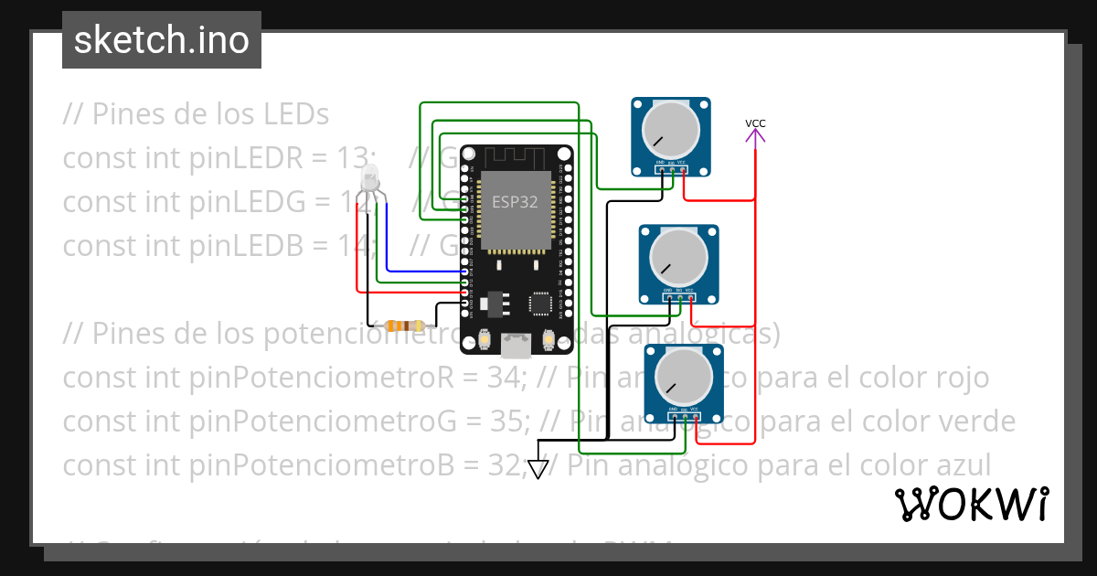 RGB CON 3 POTENCIOMETROS Copy - Wokwi ESP32, STM32, Arduino Simulator