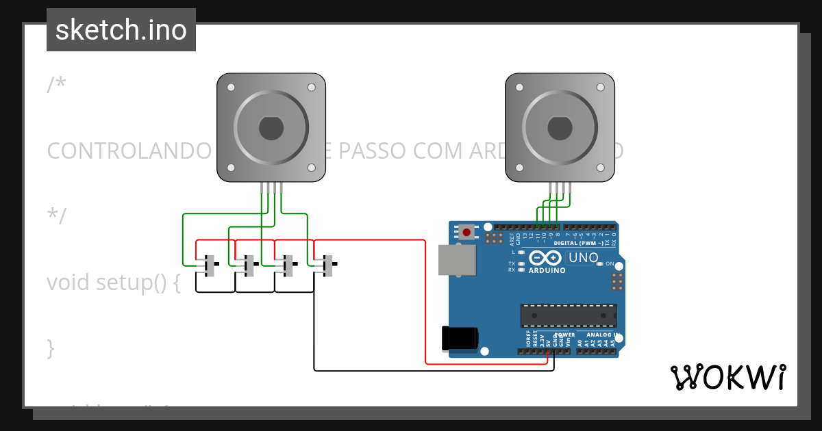 AULA 18 MOTOR BRUSHLESS STEP - Wokwi ESP32, STM32, Arduino Simulator AULA 18 MOTOR BRUSHLESS STEP - Wokwi ESP32, STM32, Arduino Simulator