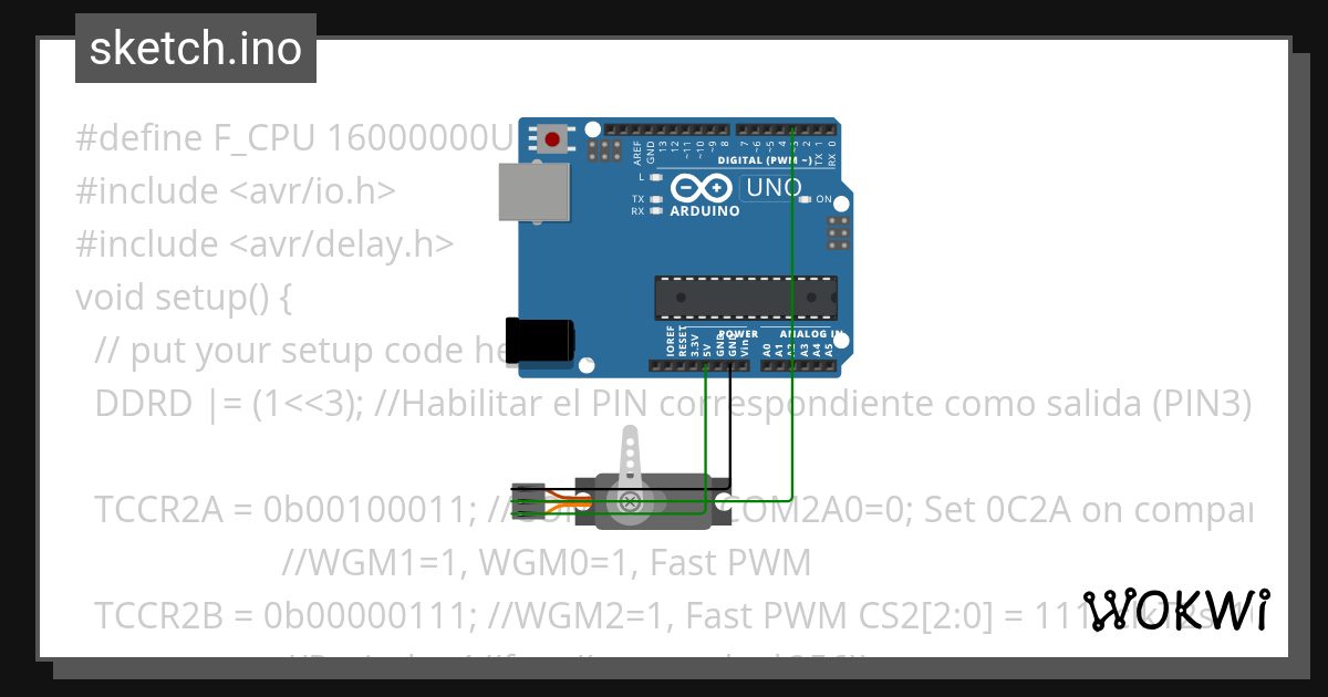 Serv - Wokwi ESP32, STM32, Arduino Simulator