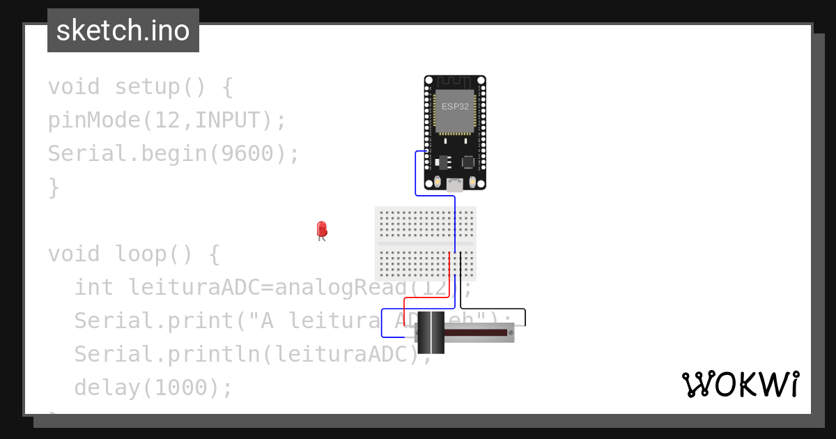 Teste Wokwi Esp32 Stm32 Arduino Simulator 0213