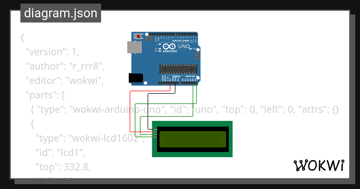 lcd display - Wokwi ESP32, STM32, Arduino Simulator