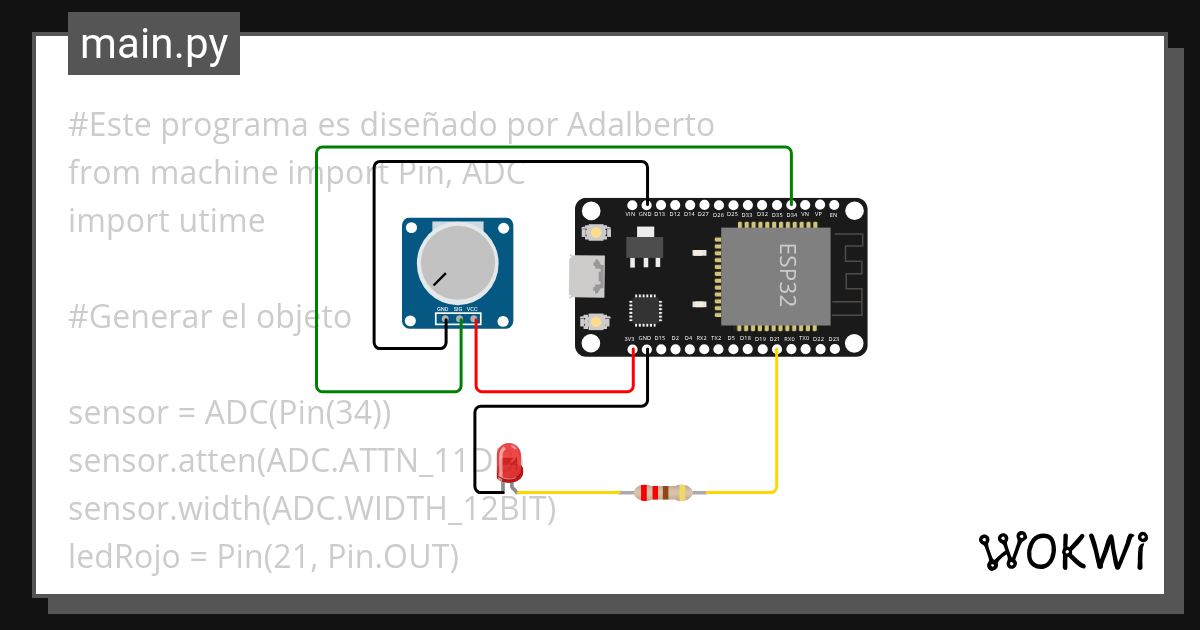 SEÑAL ANALOGICA, POTENCIOMENTRO - Wokwi ESP32, STM32, Arduino Simulator SEÑAL ANALOGICA, POTENCIOMENTRO - Wokwi ESP32, STM32, Arduino Simulator