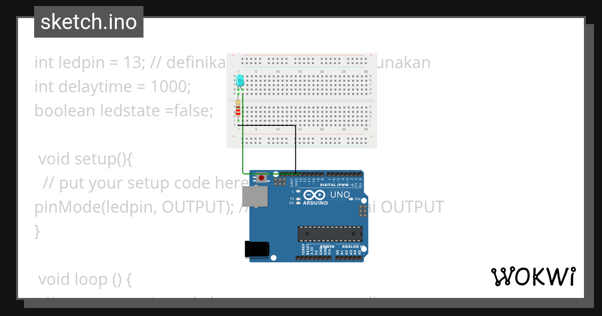 Harik akbar X⁴ perulangan while - Wokwi ESP32, STM32, Arduino Simulator