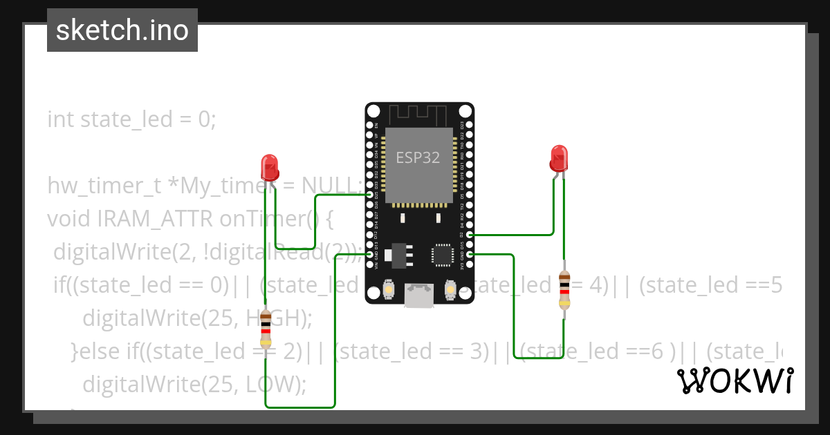 lab3.2 timer - Wokwi ESP32, STM32, Arduino Simulator