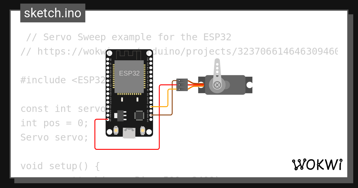 Servo Wokwi Esp32 Stm32 Arduino Simulator 1955