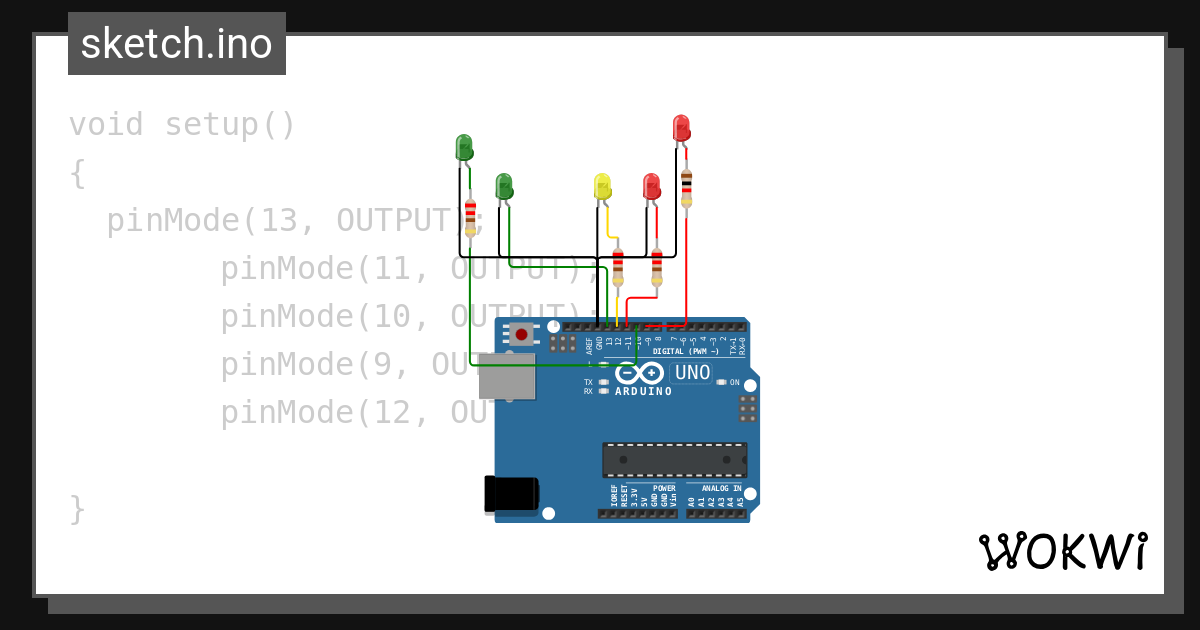 Semaforos 3 Leds Peatones Wokwi Esp32 Stm32 Arduino Simulator 8652