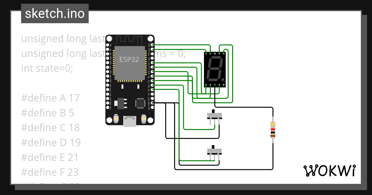 lab3.4 - Wokwi ESP32, STM32, Arduino Simulator