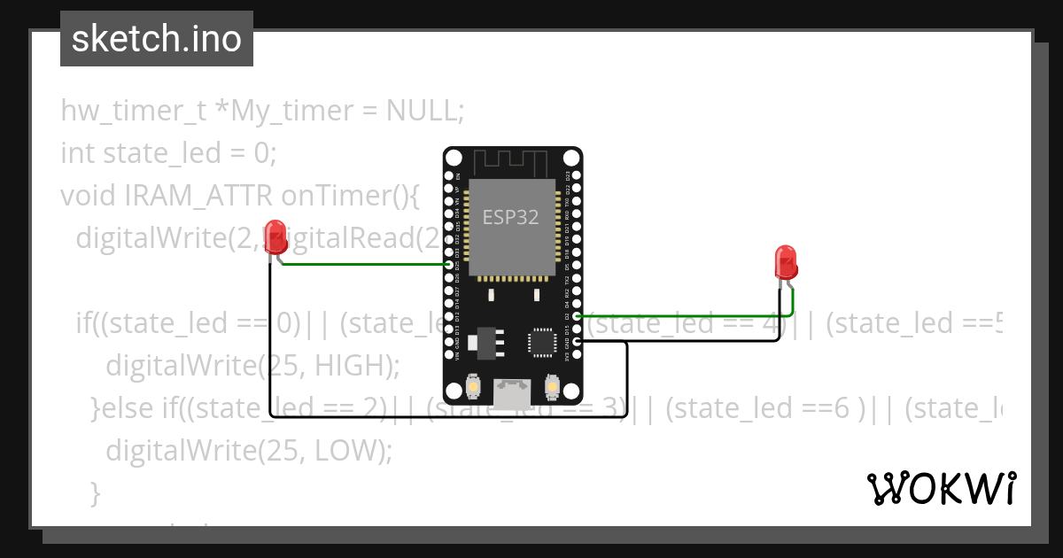 lab3.2 - Wokwi ESP32, STM32, Arduino Simulator