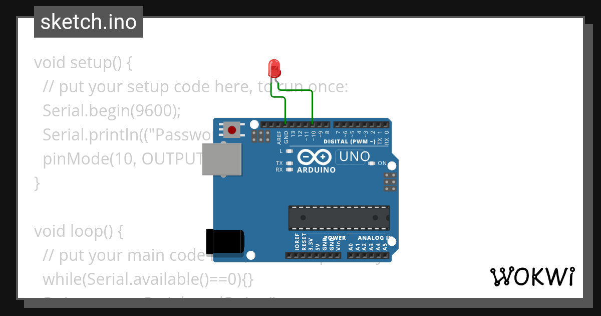 serial Monitor - Wokwi ESP32, STM32, Arduino Simulator