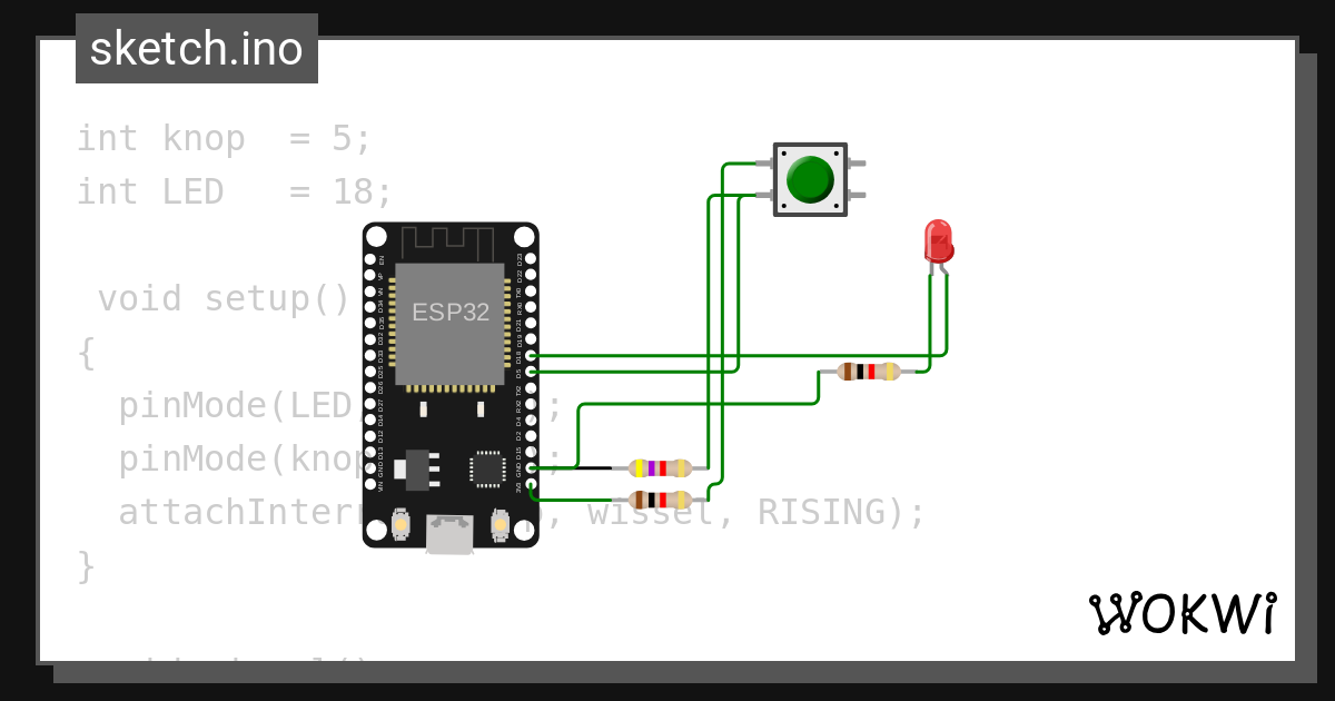 Interrupt1 Wokwi Esp32 Stm32 Arduino Simulator 1973