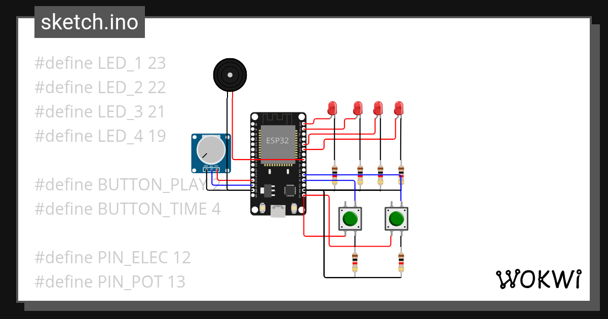 C 3 Metronome Wokwi Esp32 Stm32 Arduino Simulator