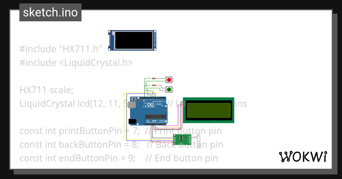 Load Cell KDH - Wokwi ESP32, STM32, Arduino Simulator