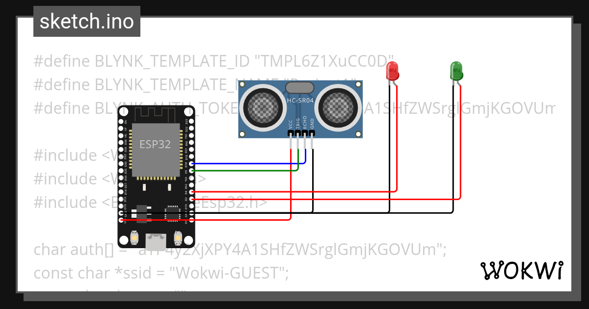 Project3 - Wokwi ESP32, STM32, Arduino Simulator