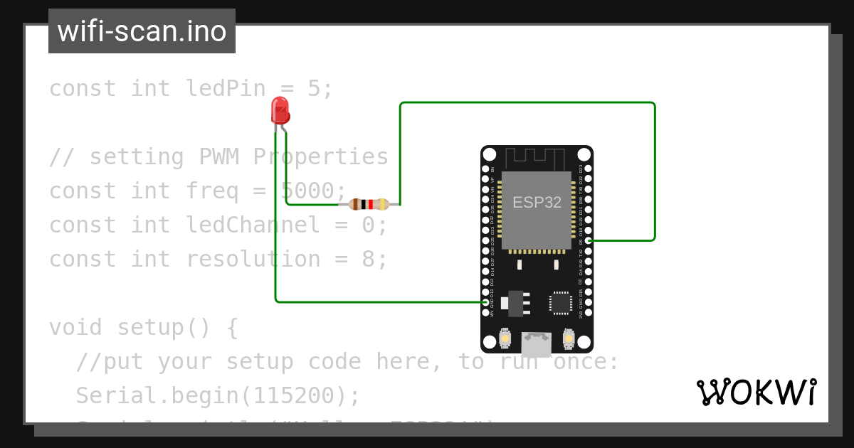 Led Redup Wokwi Esp32 Stm32 Arduino Simulator 2710
