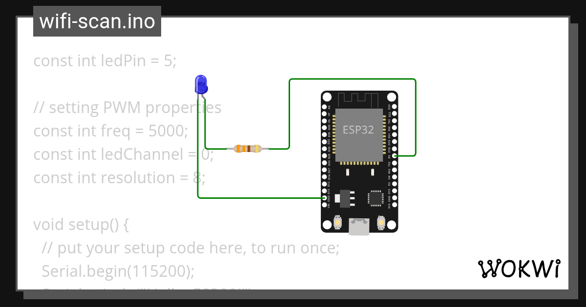 Tugas 5 PWM_M.Fadel Pratama_5CN - Wokwi ESP32, STM32, Arduino Simulator