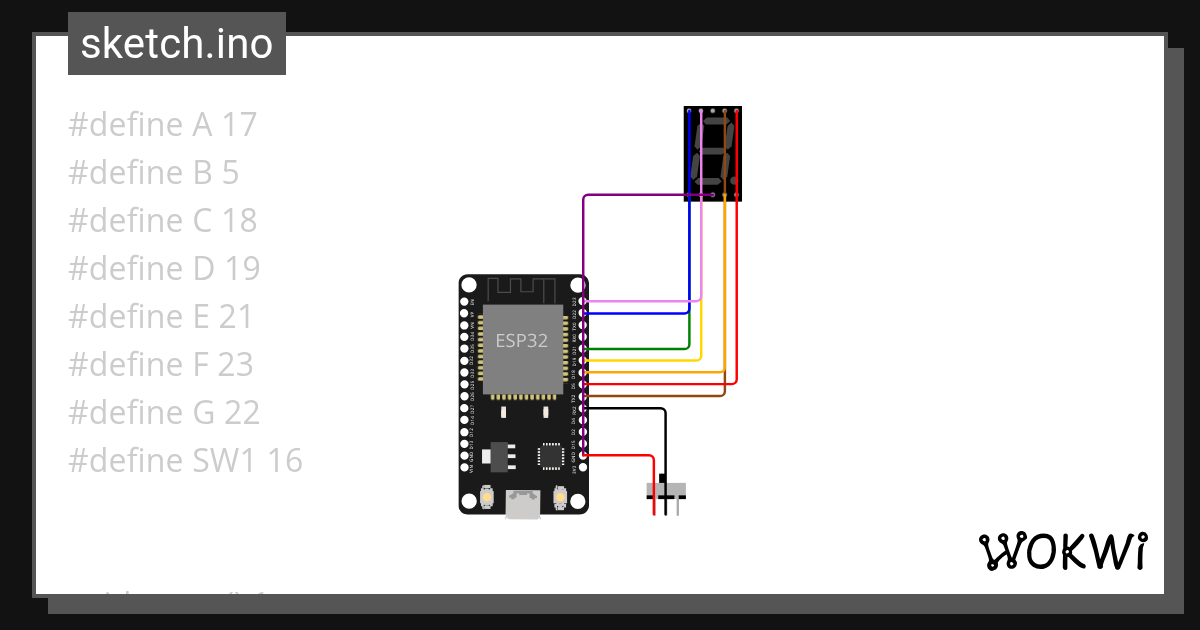 lab2.2 - Wokwi ESP32, STM32, Arduino Simulator