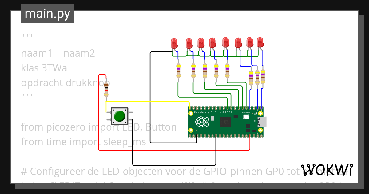 BINAIRE_TELLER_drukknop_aan_uit_picozero Copy (2) - Wokwi ESP32, STM32, Arduino Simulator