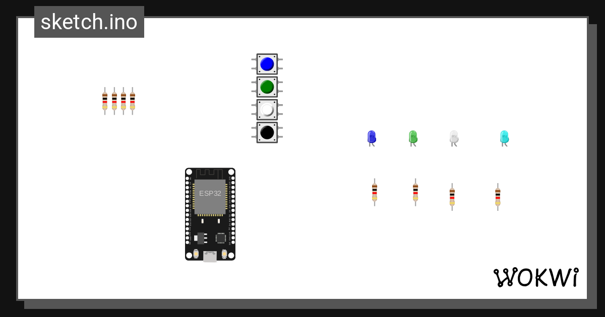 Otávio Circuito Wokwi Esp32 Stm32 Arduino Simulator