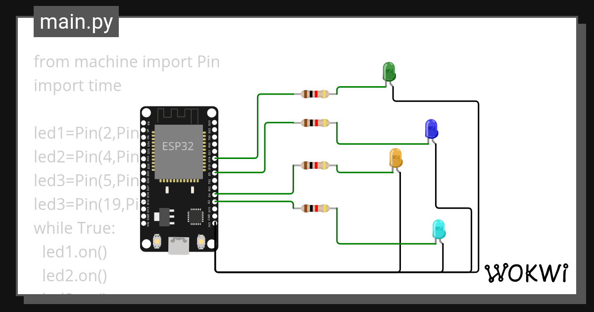 ทดลอง3 Wokwi Esp32 Stm32 Arduino Simulator 7698