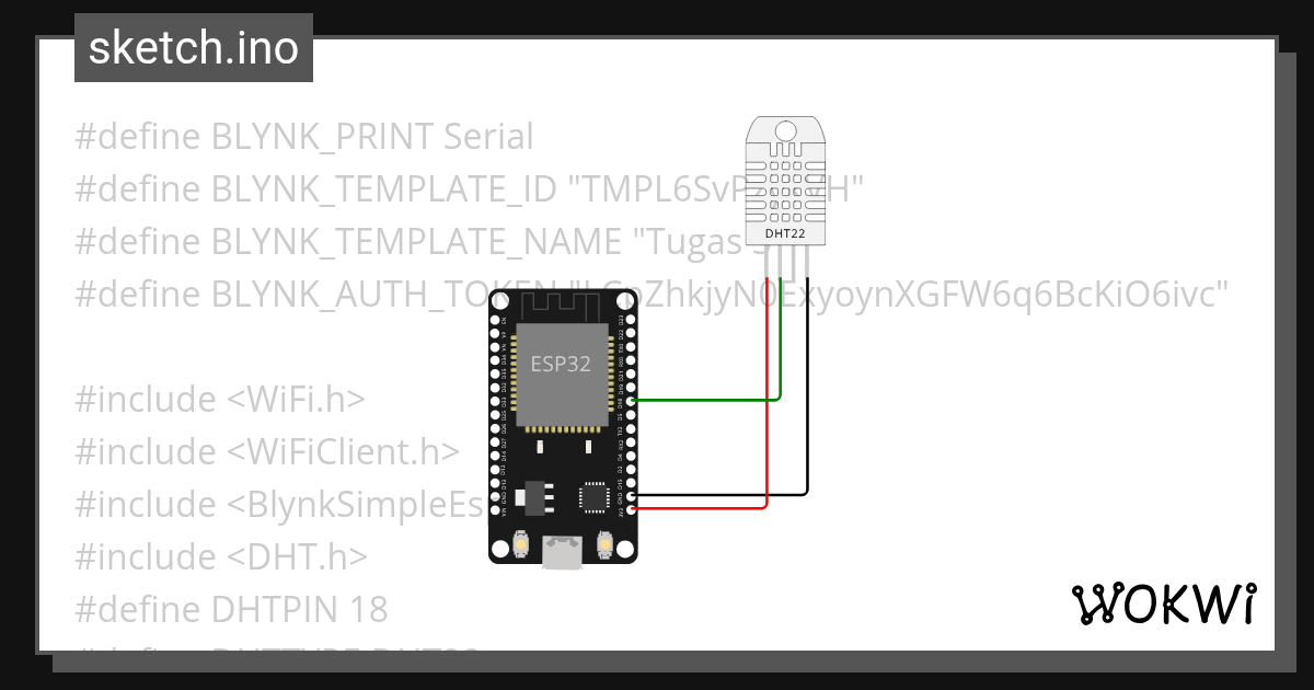 Tugas 3 - Wokwi ESP32, STM32, Arduino Simulator Tugas 3 - Wokwi ESP32, STM32, Arduino Simulator