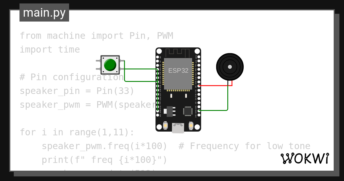 Pwm Speaker Copy Wokwi Esp32 Stm32 Arduino Simulator 8748