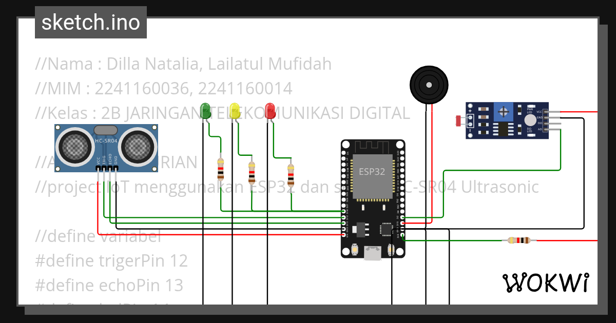 Rancang Alat Padi - Wokwi ESP32, STM32, Arduino Simulator