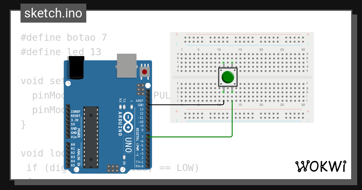 Proj05 Botao Pull Up Wokwi Esp32 Stm32 Arduino Simulator
