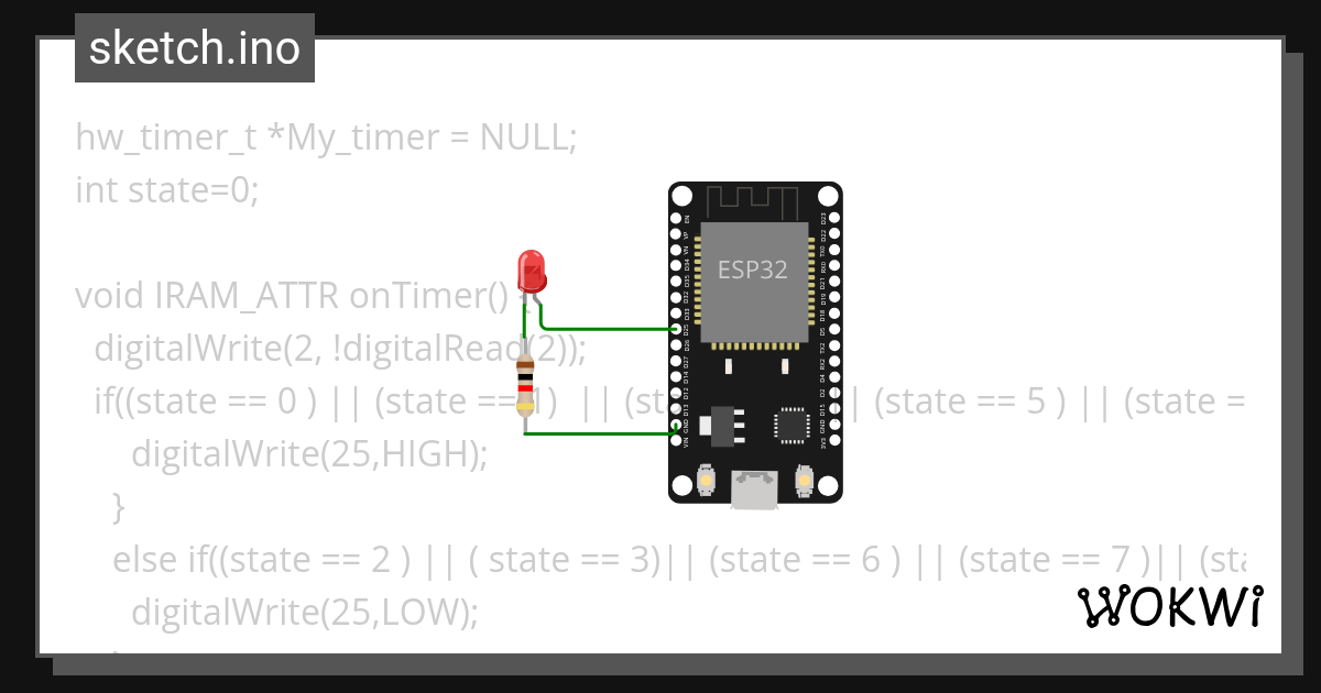 3.2 erk - Wokwi ESP32, STM32, Arduino Simulator