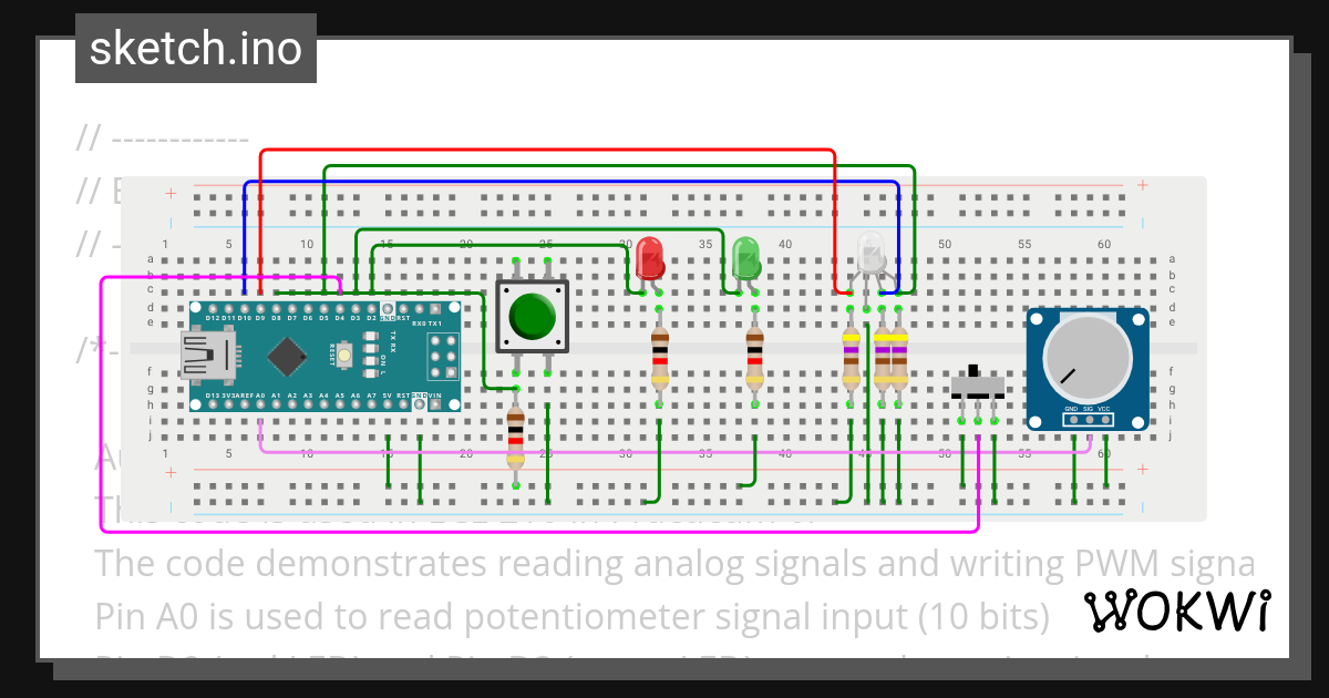 Lab 6 - Wokwi ESP32, STM32, Arduino Simulator