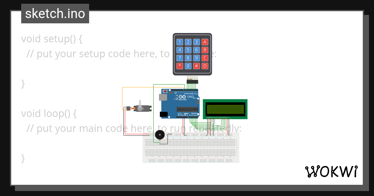 Caja Fuerte Copy Wokwi Esp32 Stm32 Arduino Simulator 