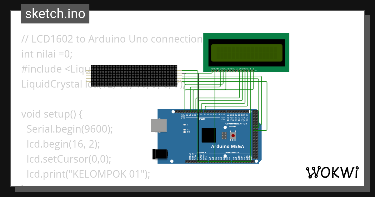 Dot Lcd Wokwi Esp32 Stm32 Arduino Simulator 1972