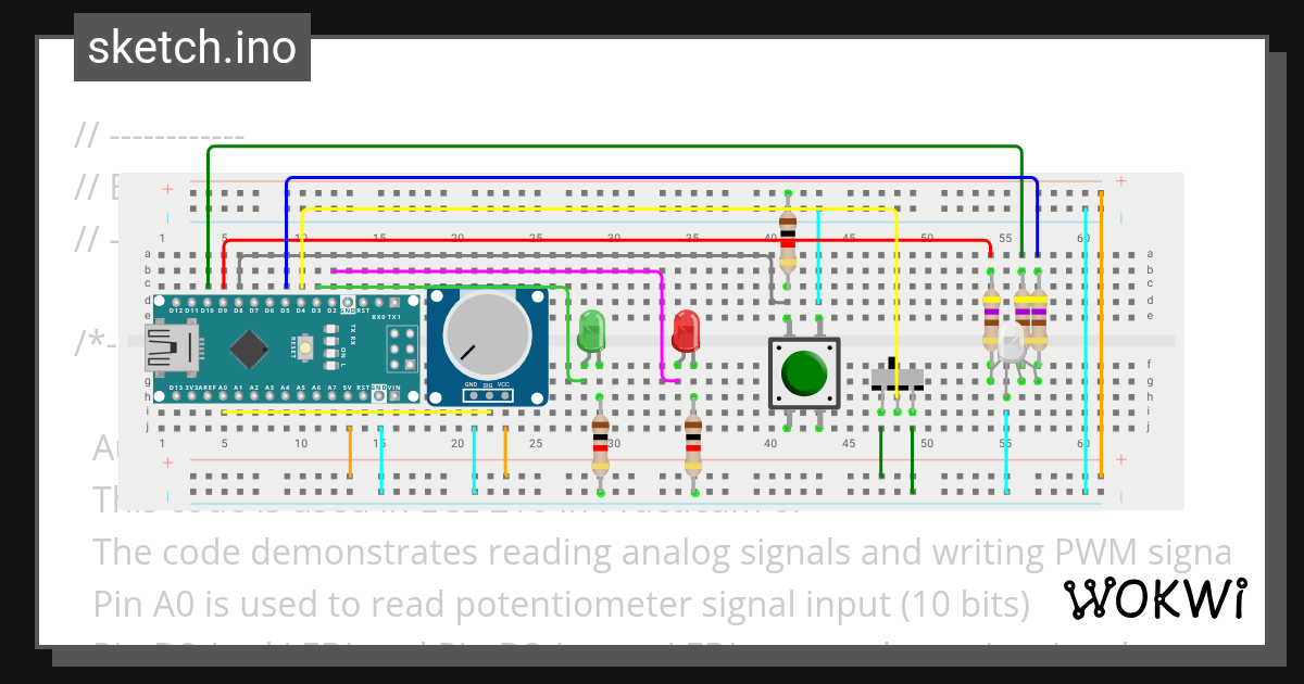 Lab 6 - Wokwi ESP32, STM32, Arduino Simulator